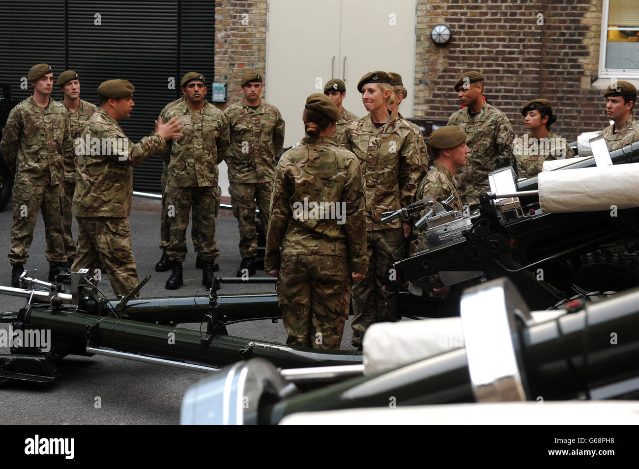 The Honourable Artillery Company (HAC) they prep their kit and ...