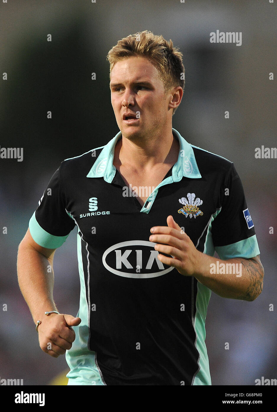 Cricket - Friends Life T20 - Surrey v Hampshire - The Kia Oval Stock ...