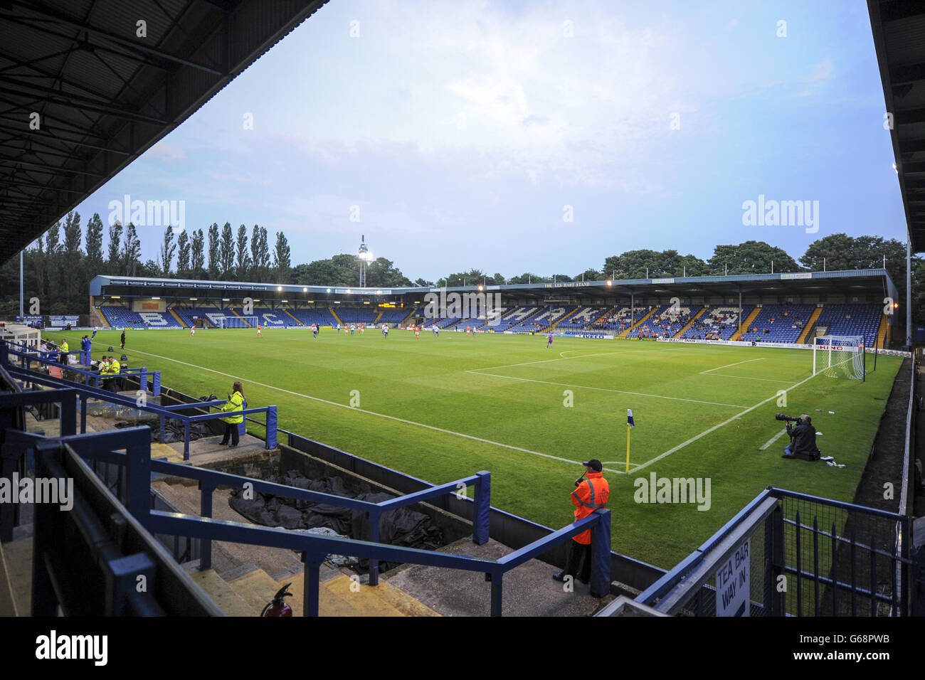Soccer - Pre-Season Friendly - Bury v Blackpool - Gigg Lane Stadium ...