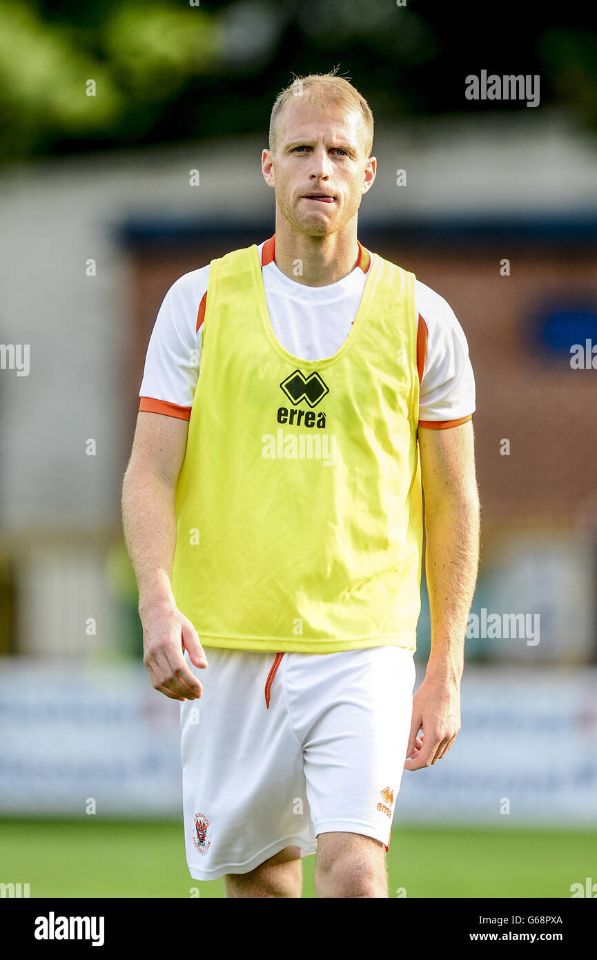 Soccer - Pre-Season Friendly - Bury v Blackpool - Gigg Lane Stadium ...