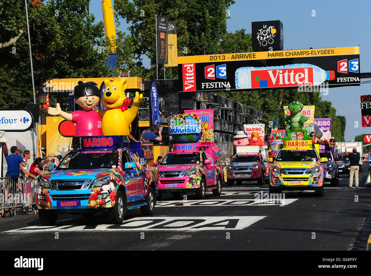 Cycling - Tour de France 2013 - Stage Twenty One. The Publicity Caravan ...