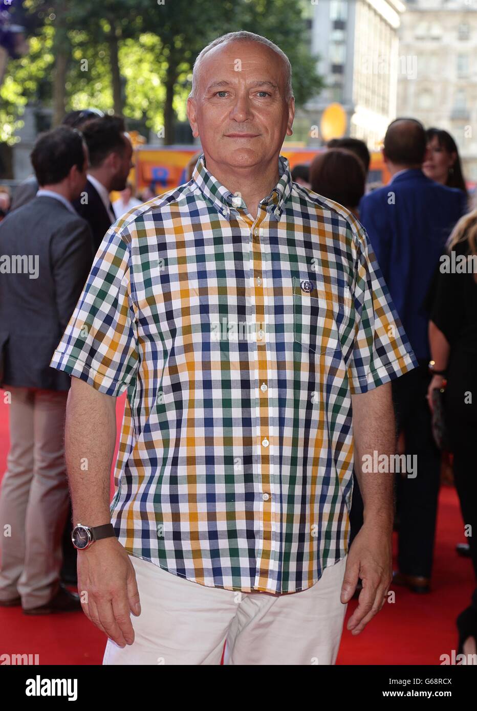 Simon Greenall arriving for the premiere of Alan Partridge : Alpha Papa ...