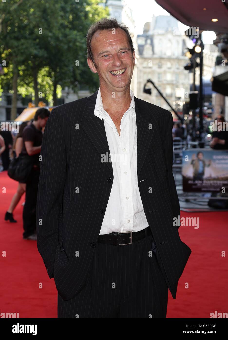 Phil Cornwell arriving for the premiere of Alan Partridge : Alpha Papa ...