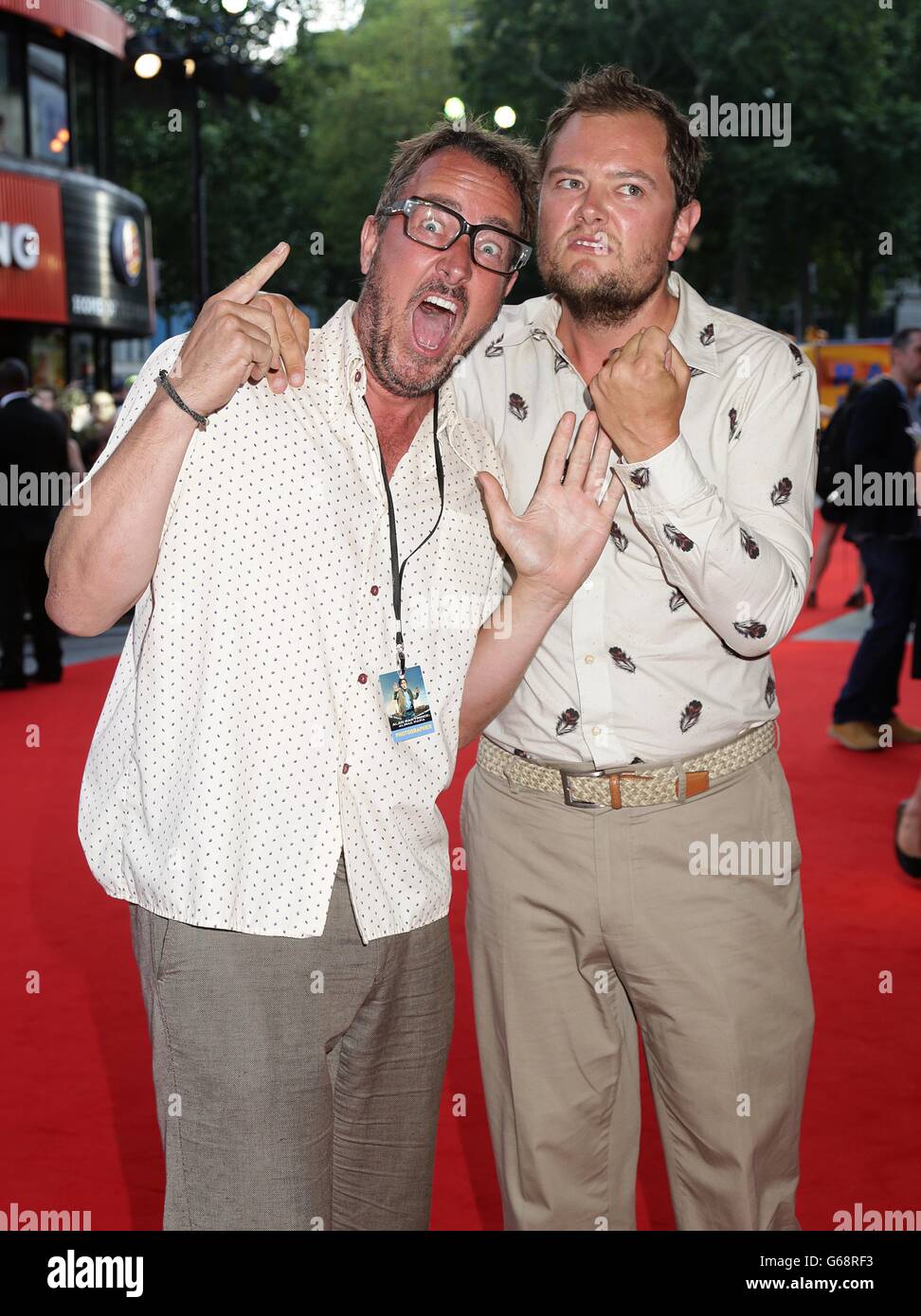 Alan Carr arriving for the premiere of Alan Partridge : Alpha Papa, at ...