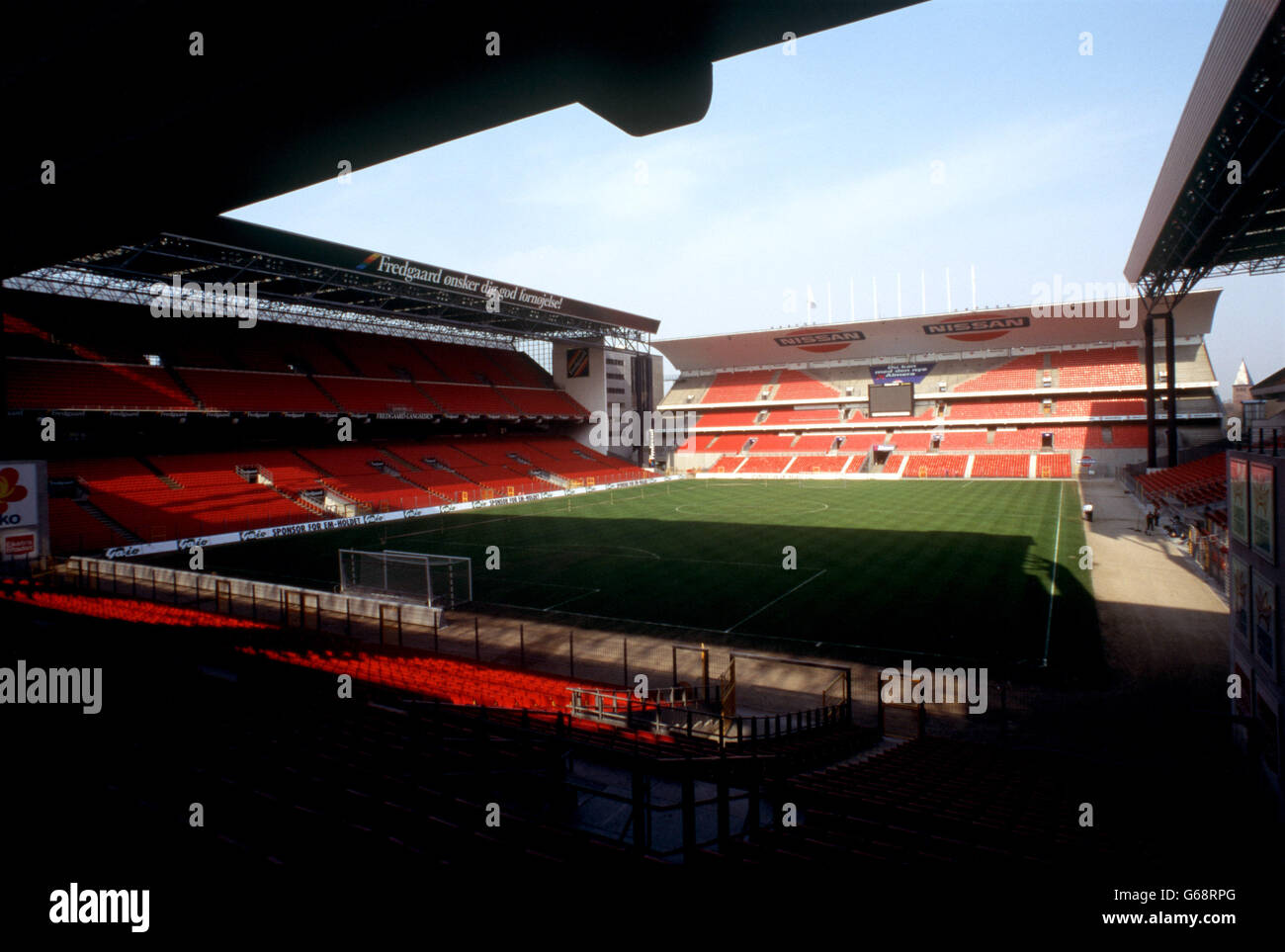 Parken stadium Denmark, soccer. Denmarks national soccer stadium Stock ...
