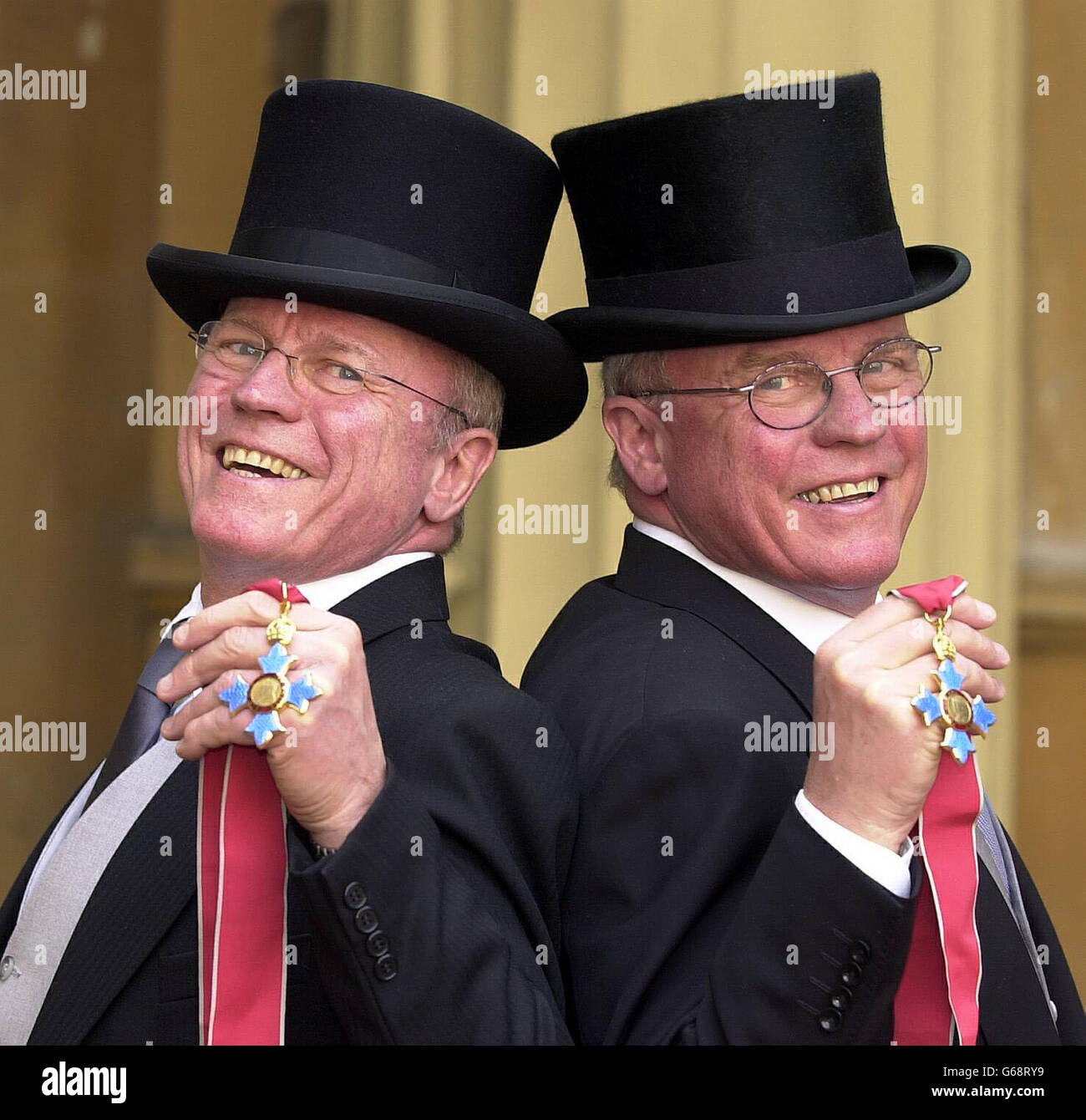 Trevor & Raymond Powles - CBE Stock Photo - Alamy