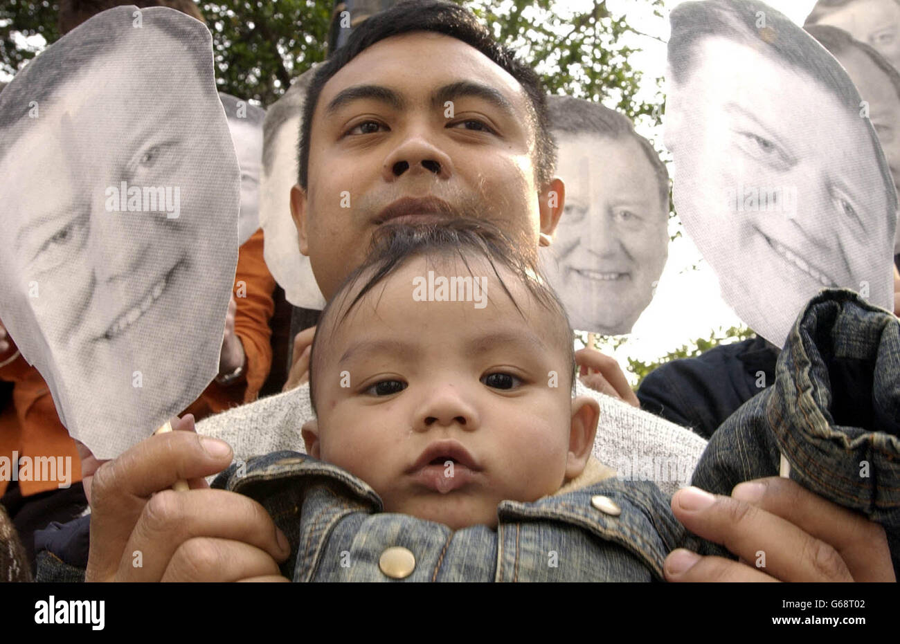 Burmese BAT Protest Stock Photo - Alamy