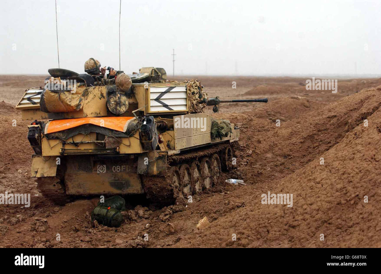 Queens Dragoon Guards - Scimitar light tank Stock Photo - Alamy