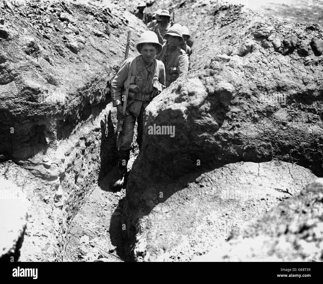 World War One - British Empire - Middle East Front - 1915 Stock Photo ...