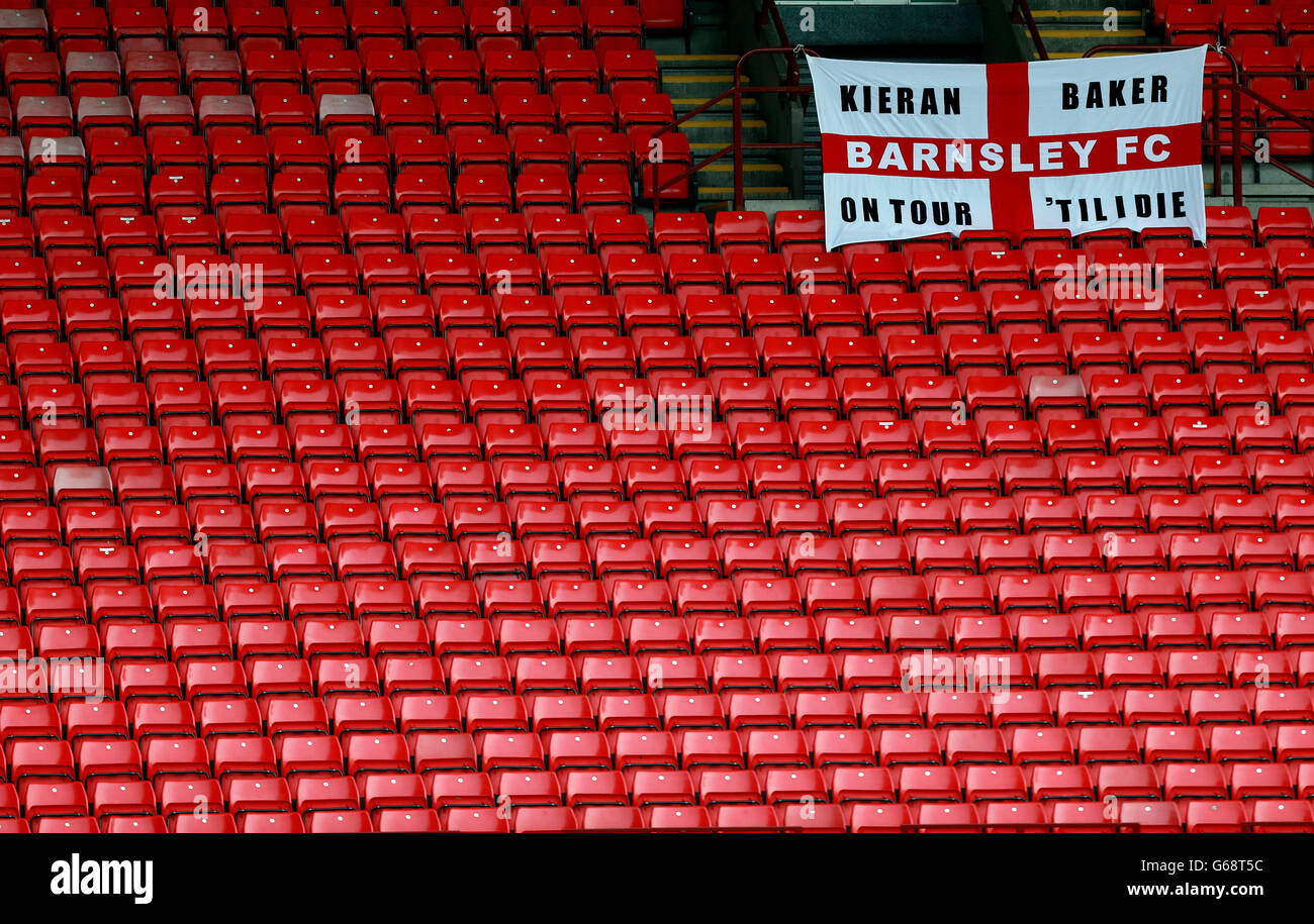 Oakwell stadium flag hi-res stock photography and images - Alamy
