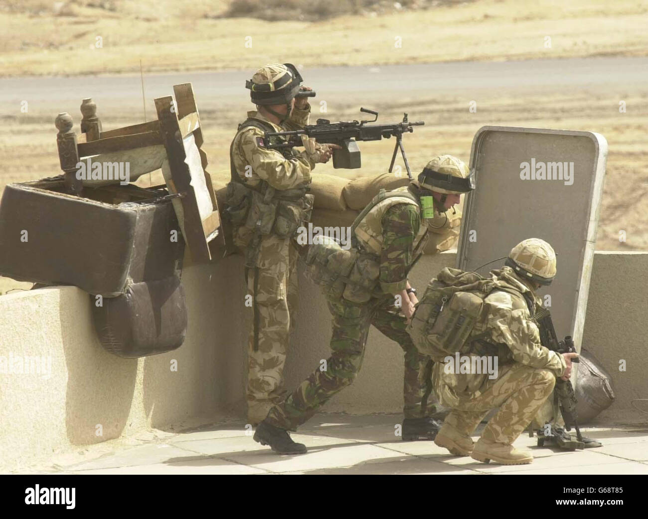 Light infantry and 2nd Royal Tank Regiment secure a stronghold in in Az ...