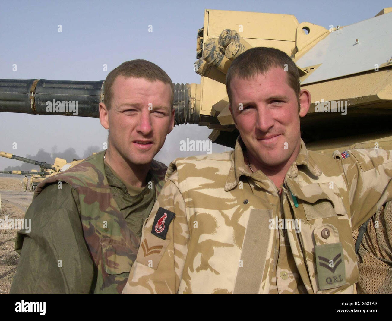 British soldiers iraq basra 2003 hi-res stock photography and images ...