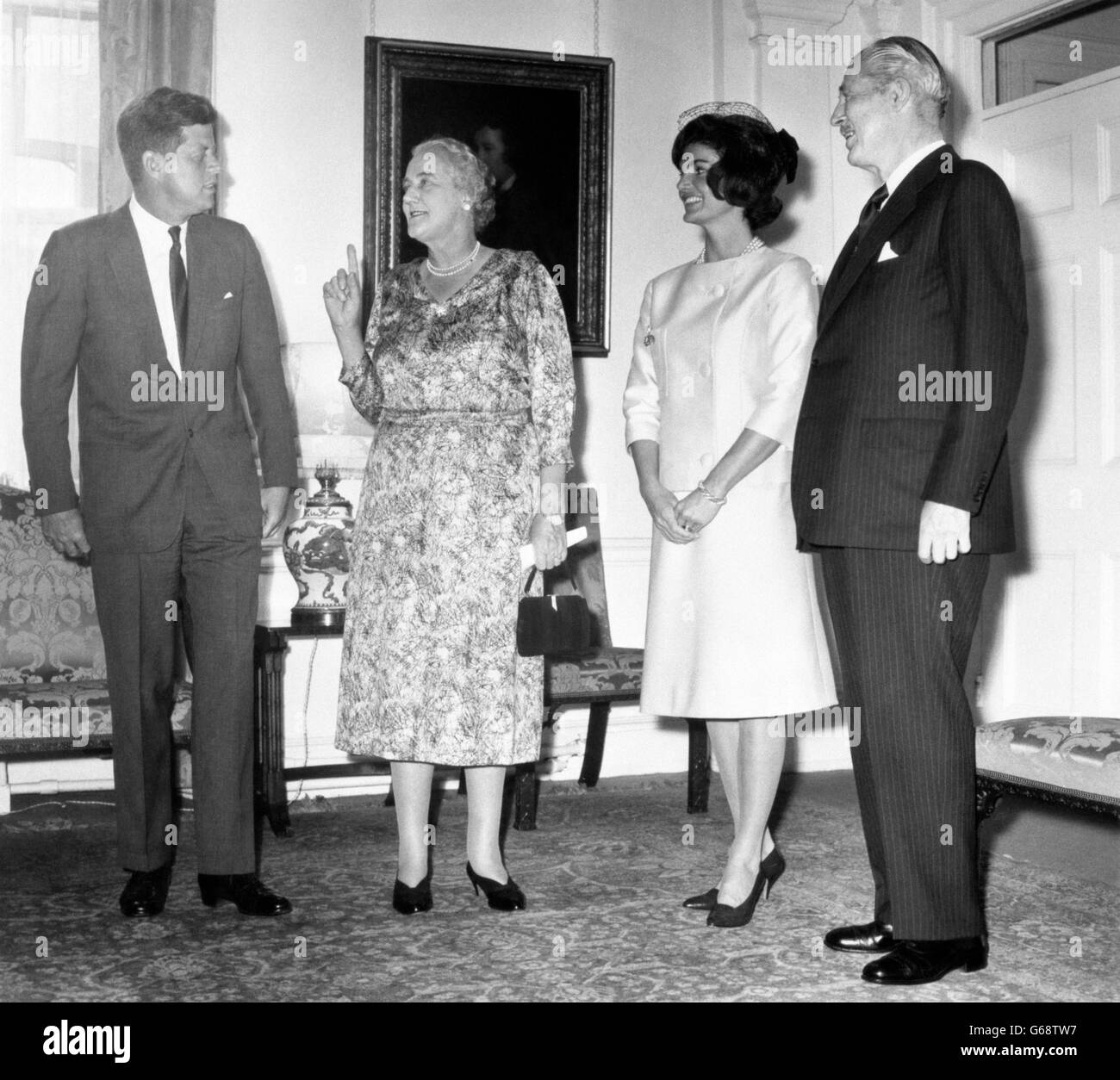 Politics - John F Kennedy and Jacqueline Kennedy - Admiralty House ...