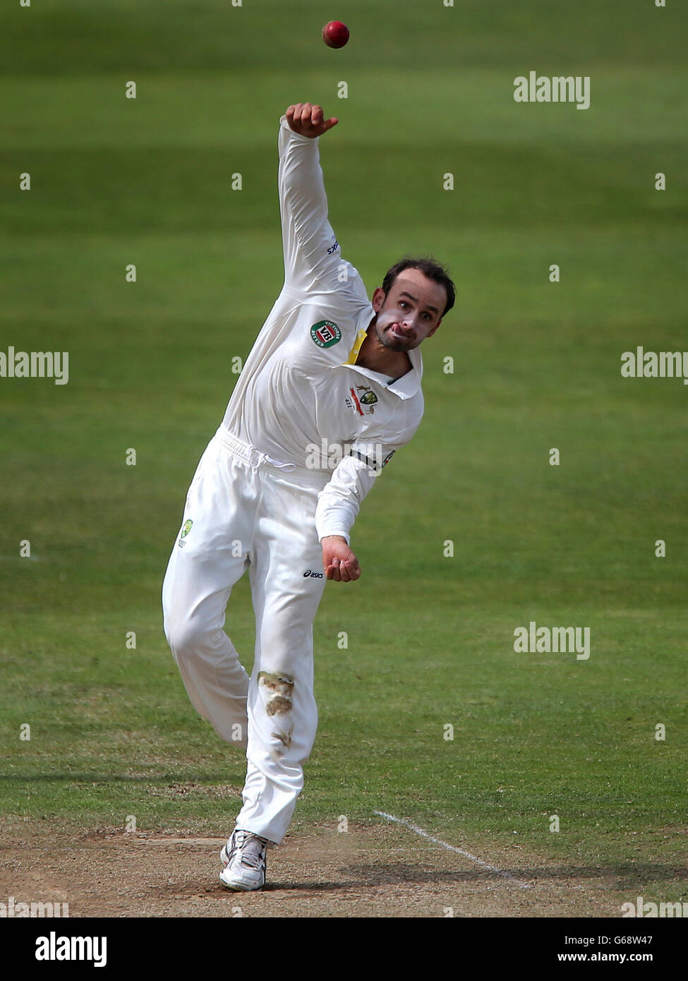 Australian spin bowler nathan lyon international tour match county ...
