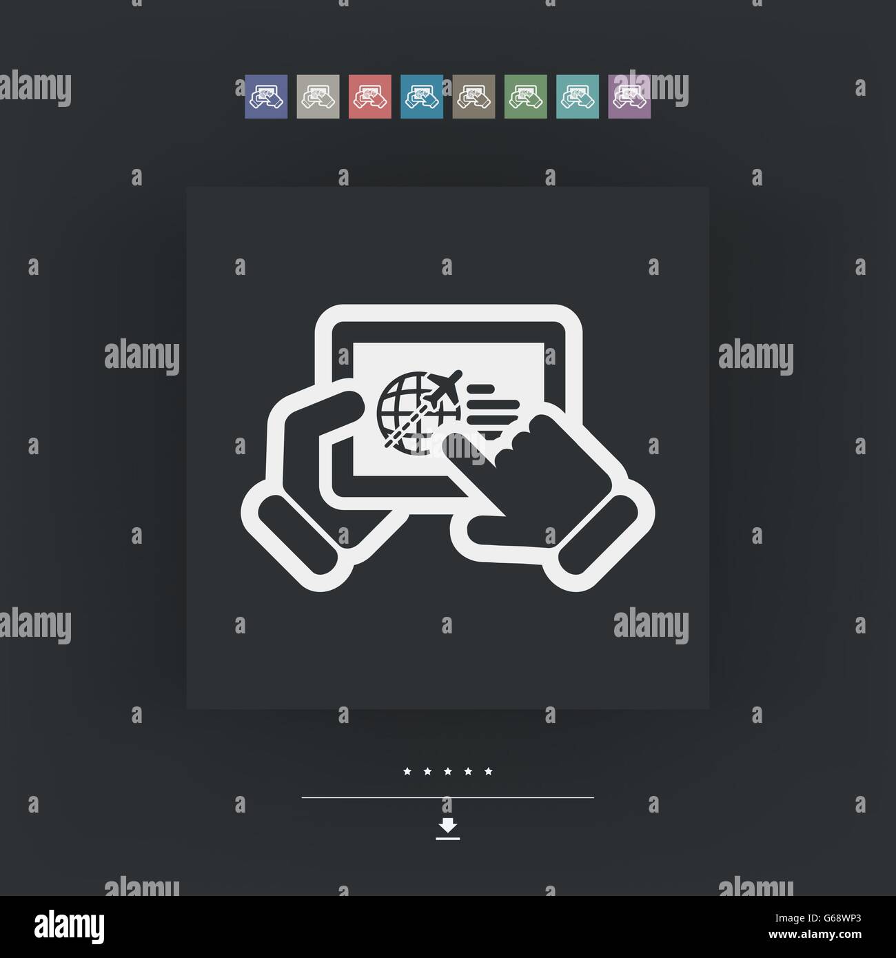 Airplane display Stock Vector Images - Alamy