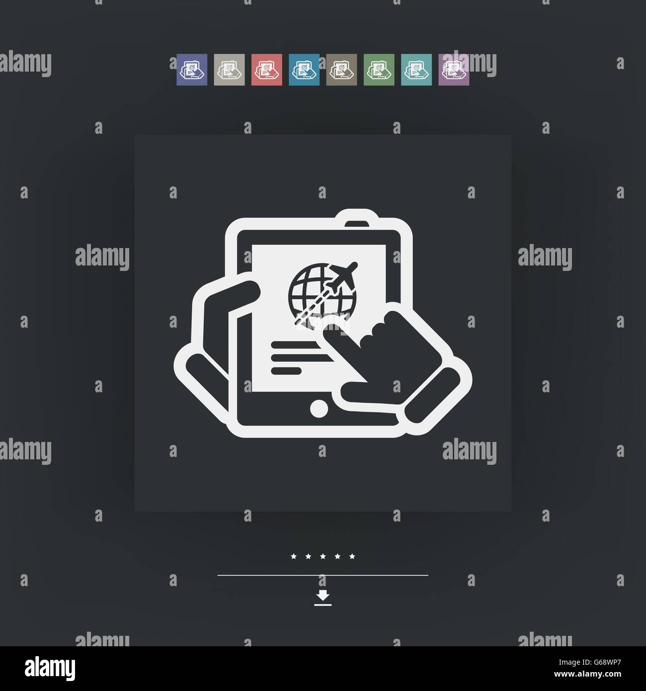 Airplane website icon Stock Vector Image & Art - Alamy