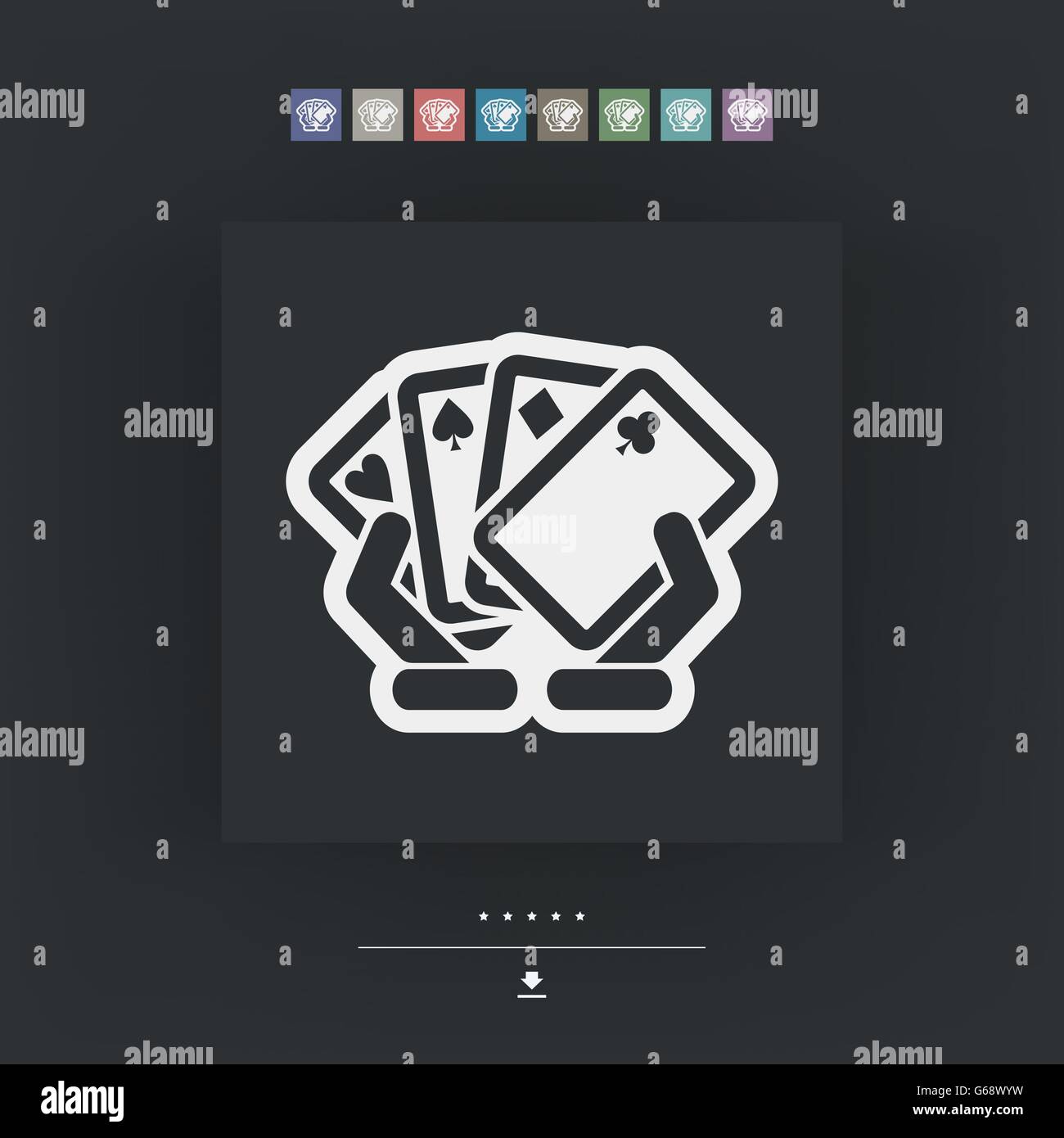 Poker game Stock Vector Images - Alamy