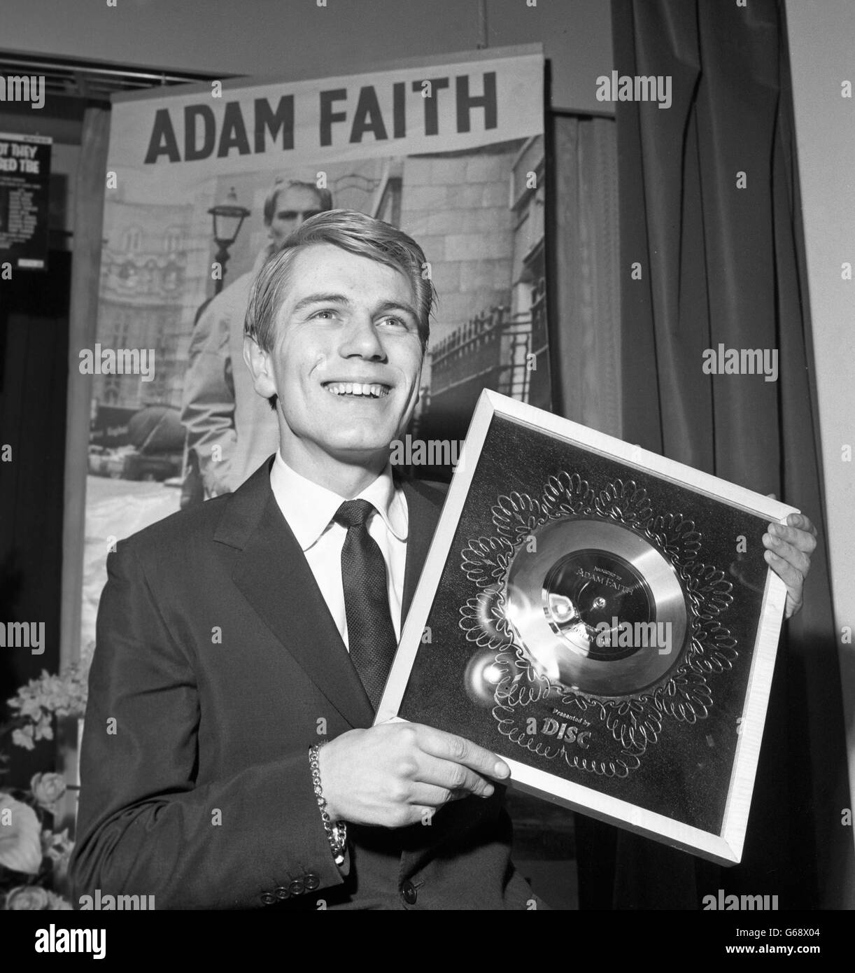 Adam Faith, one-time messenger boy and aspiring film editor and now a ...