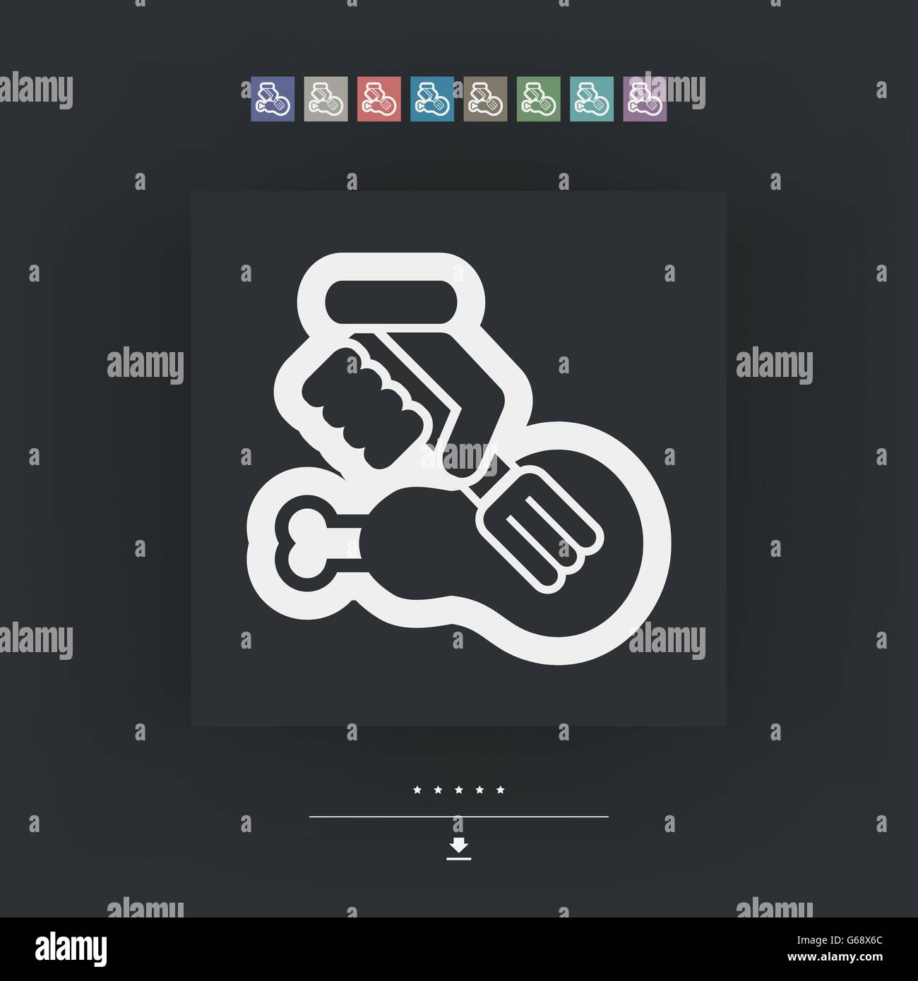 Fowl meat Stock Vector Images - Alamy