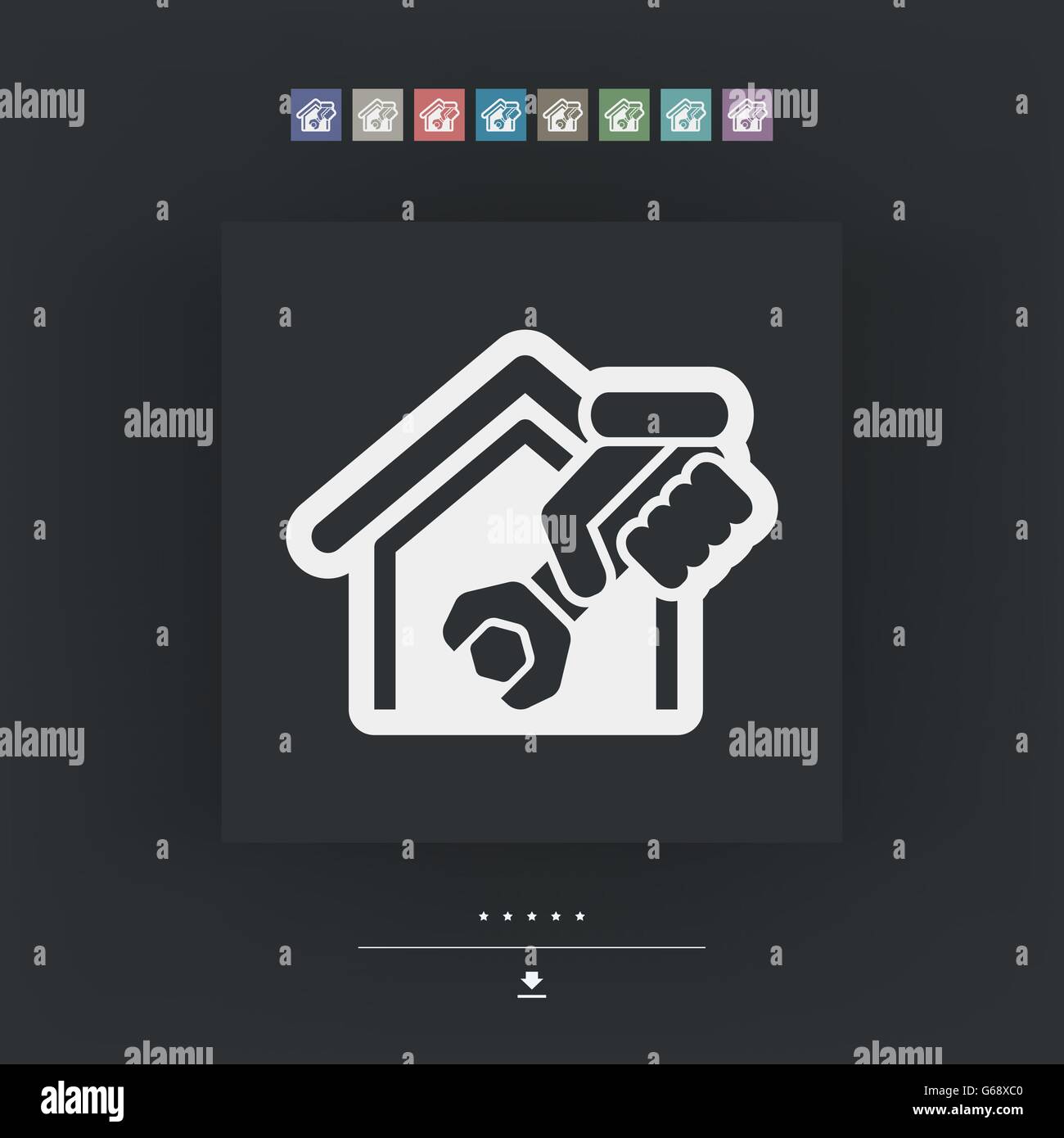 Home manufacture Stock Vector Images - Alamy