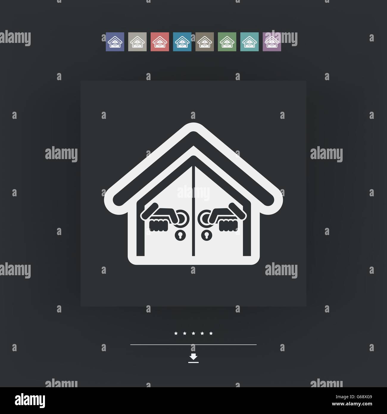 Door house opening Stock Vector Image & Art - Alamy