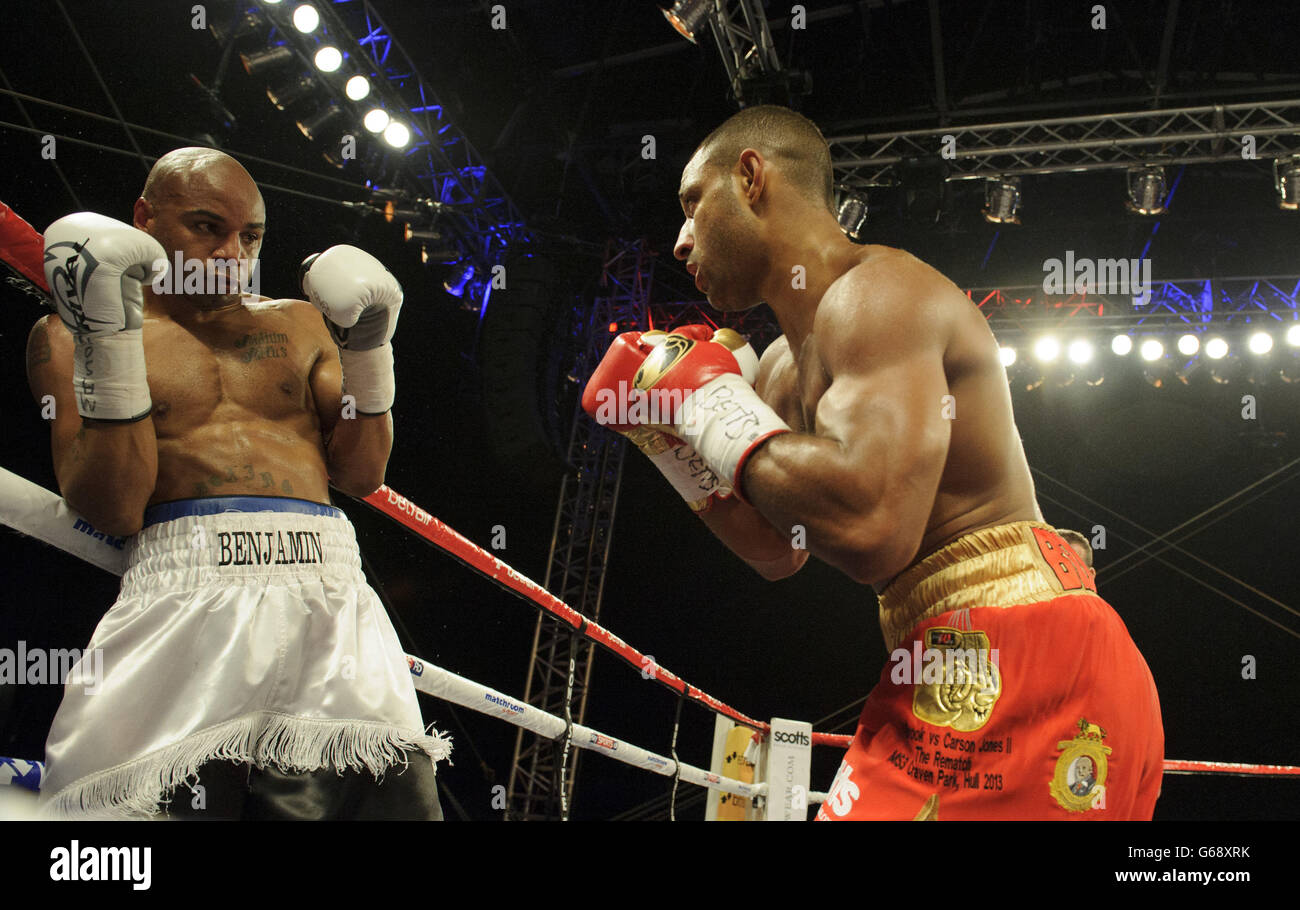 Boxing - Light Middleweight Bout - Kell Brook v Carson Jones - Craven ...