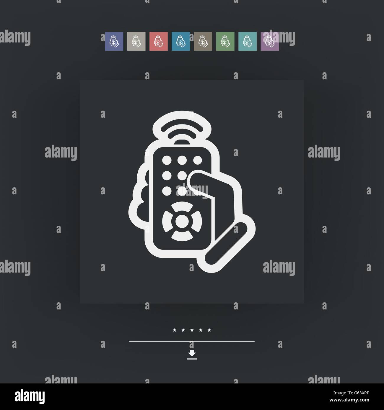 Remote control icon Stock Vector Image & Art - Alamy