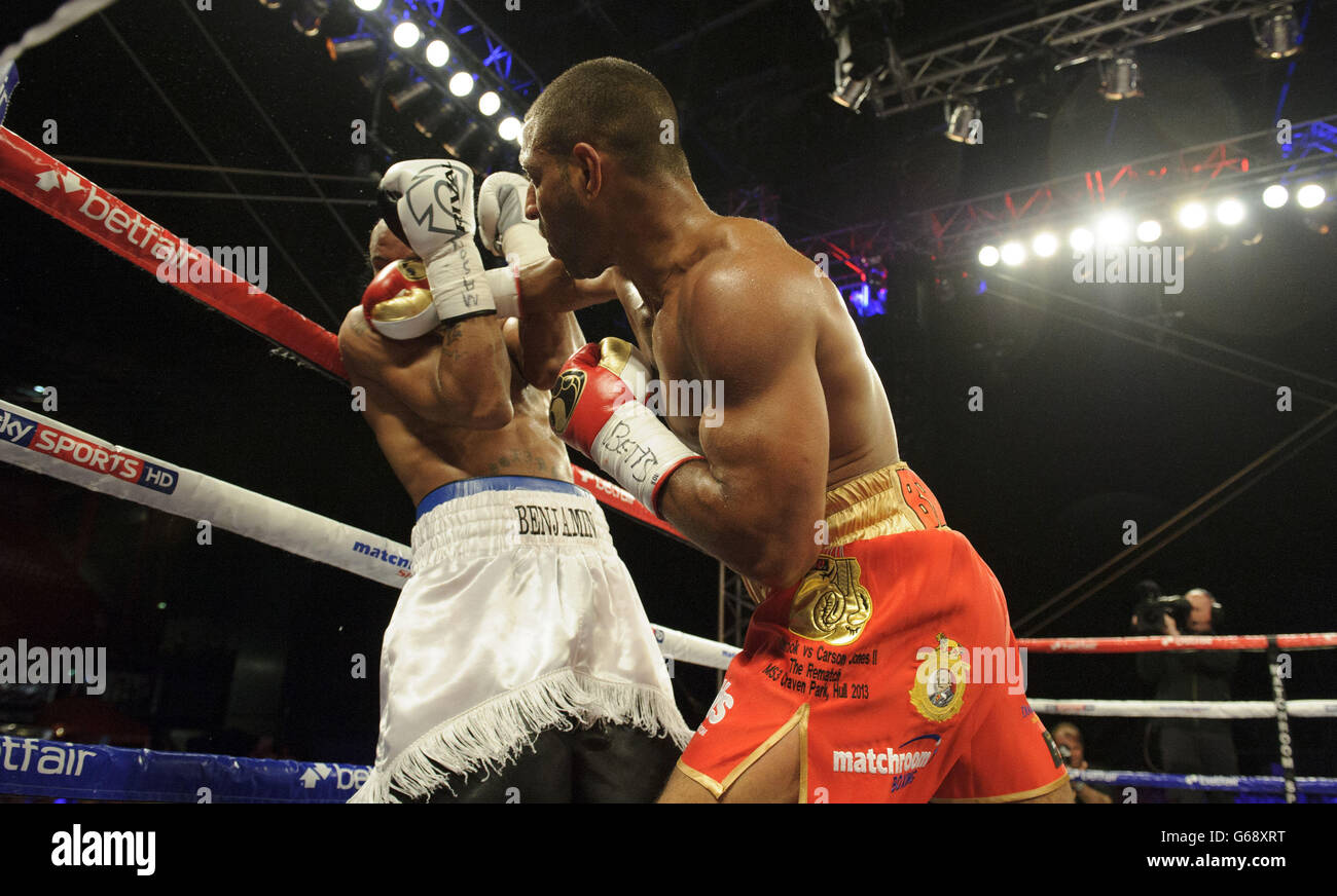 Boxing - Light Middleweight Bout - Kell Brook v Carson Jones - Craven ...