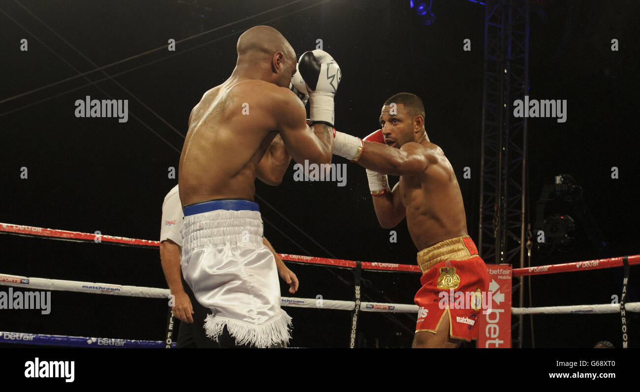 Boxing light middleweight bout kell brook jones craven park stadium hi ...