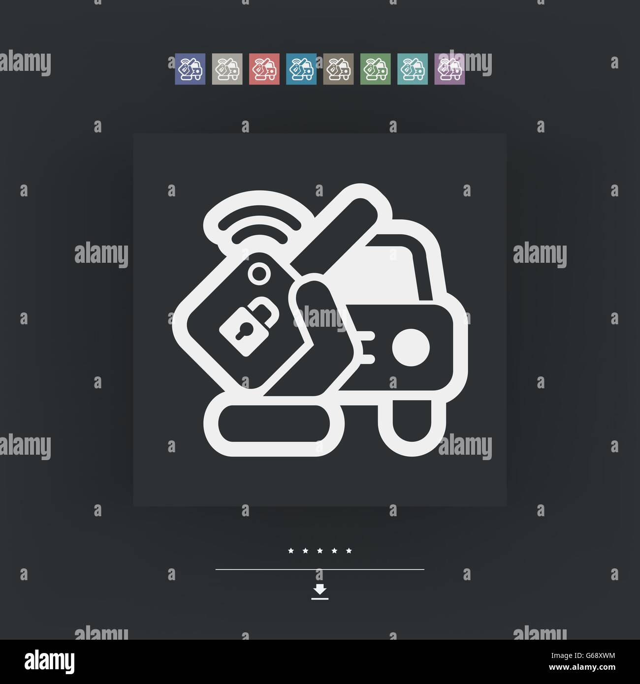 Key press lock Stock Vector Images - Alamy