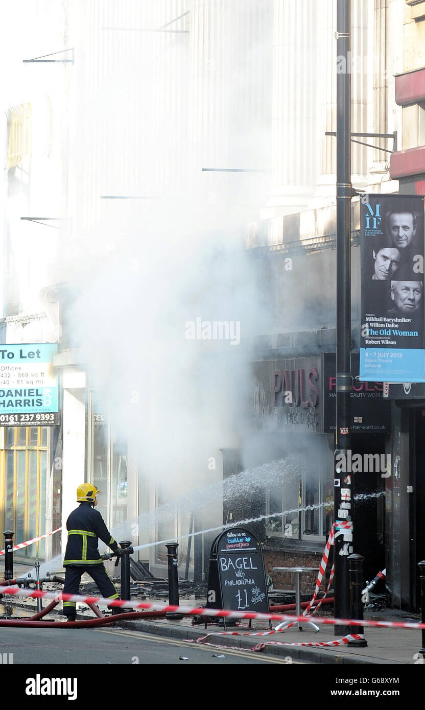 Tackling a shop fire hi-res stock photography and images - Alamy