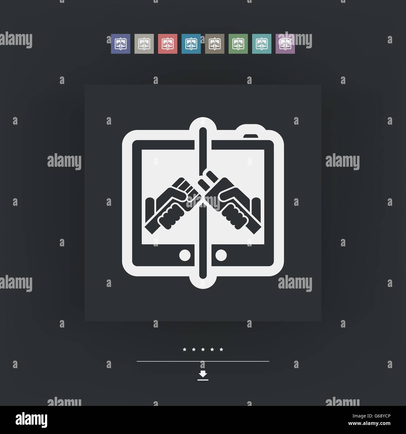 Phone disconnected Stock Vector Images - Alamy