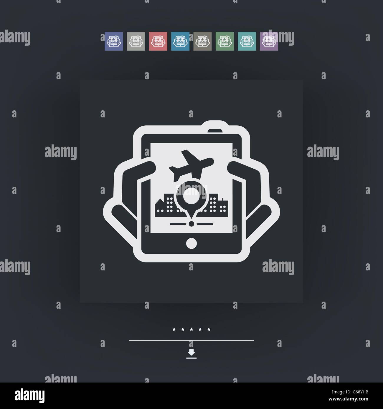 Flying point Stock Vector Images - Alamy
