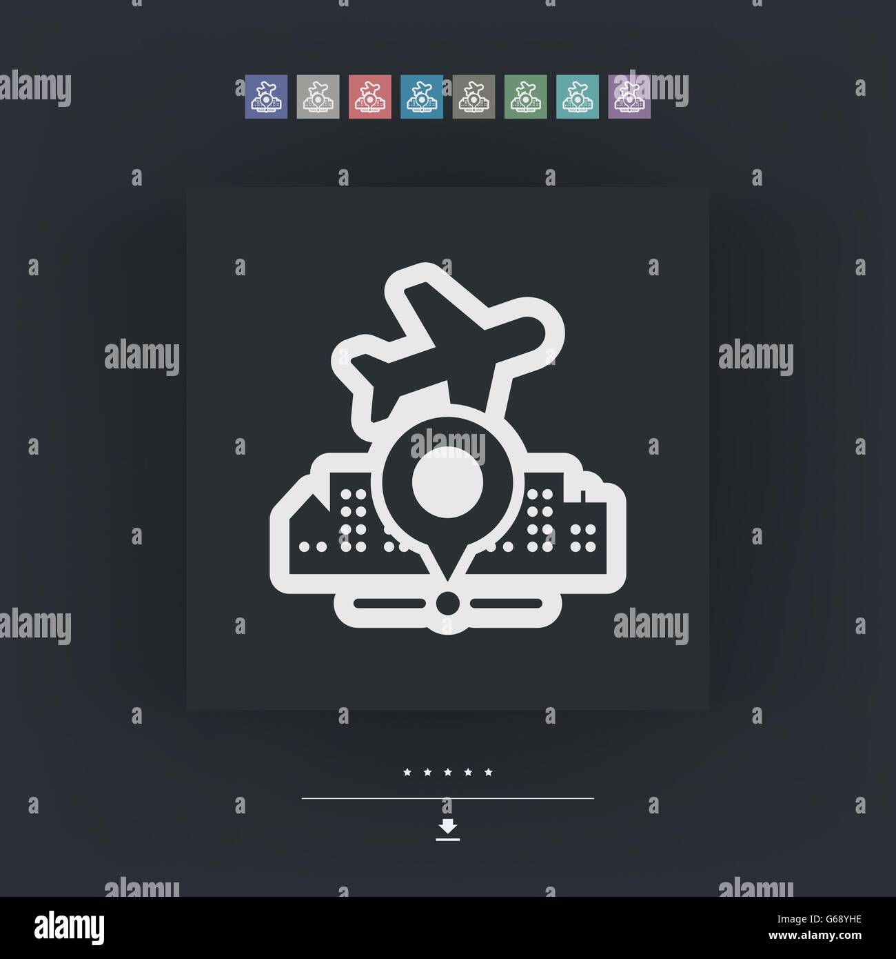 Flying point Stock Vector Images - Alamy