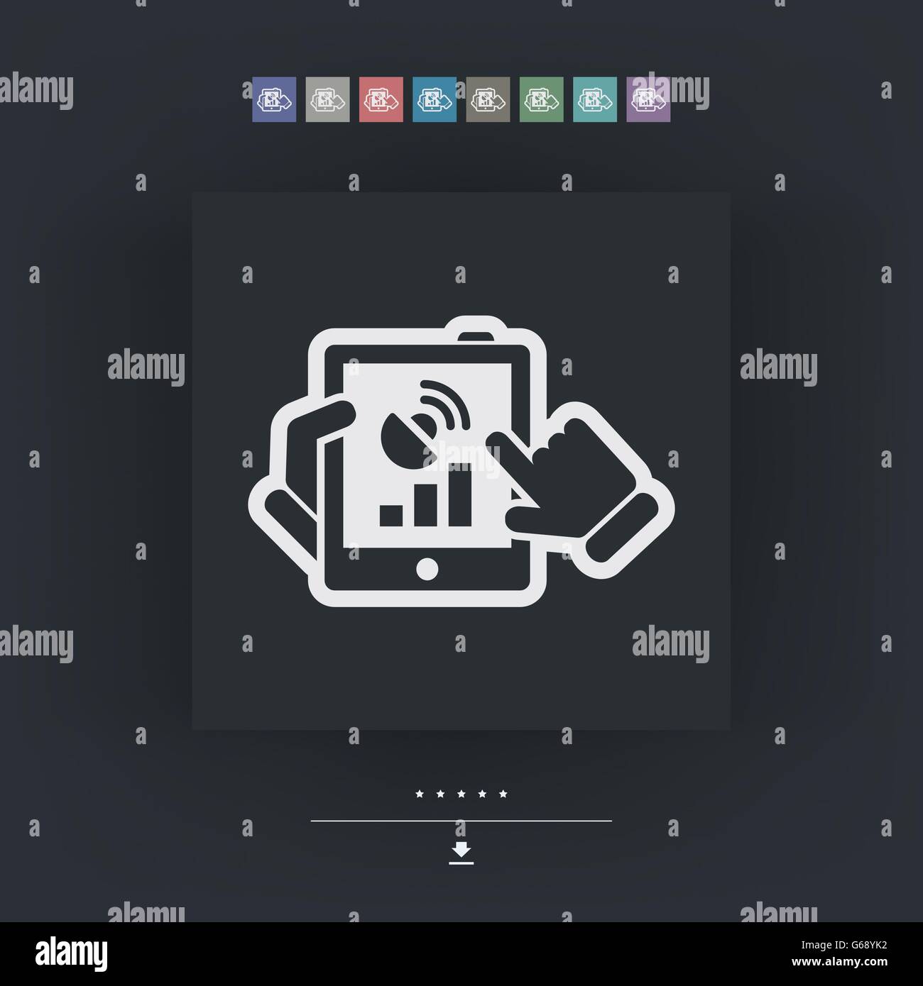 Computer tablet cafe Stock Vector Images - Alamy