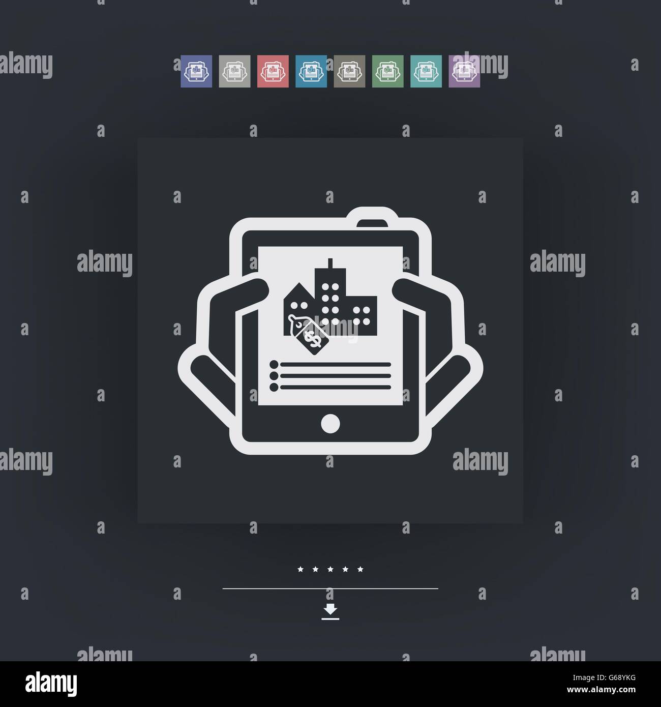 Screen real Stock Vector Images - Alamy