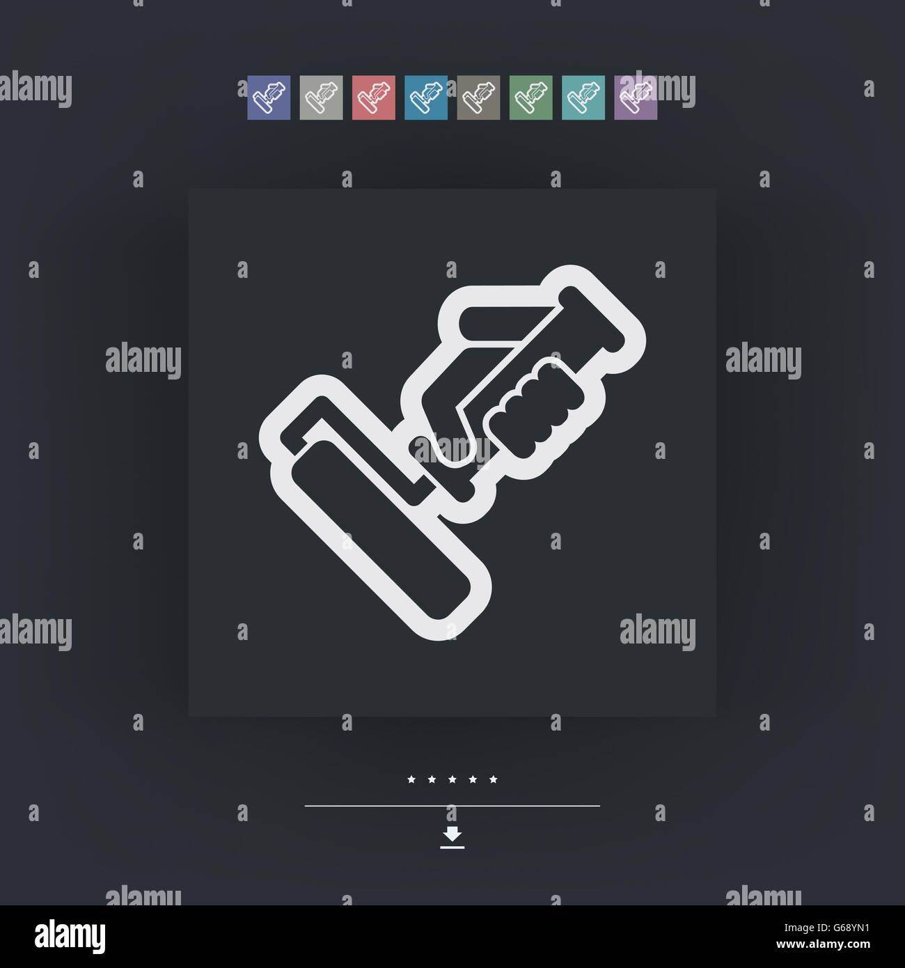Painter roll icon Stock Vector Image & Art - Alamy