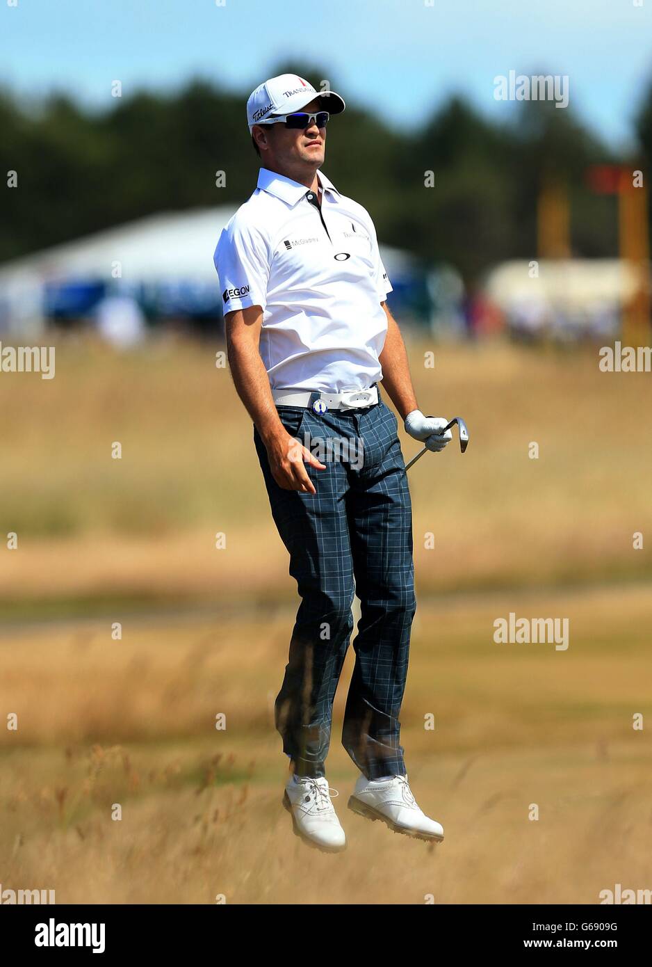 USA's Zach Johnson during day one of the 2013 Open Championship at ...