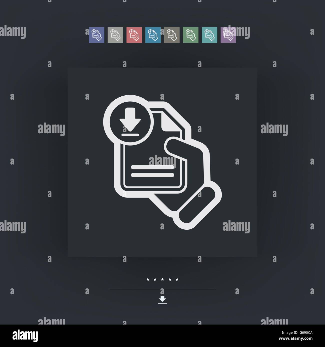 Download document link Stock Vector Image & Art - Alamy