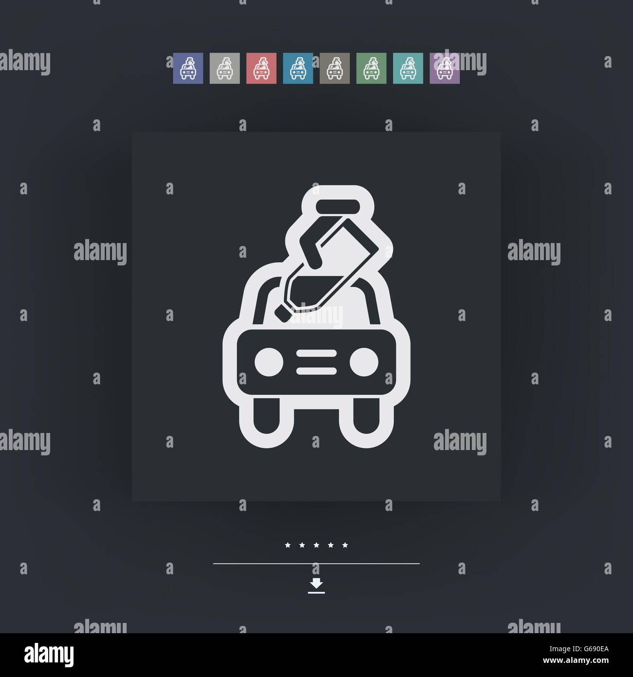 Car liquid pouring Stock Vector Image & Art - Alamy