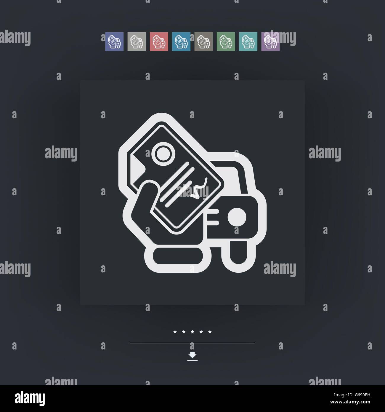 Car licence card Stock Vector Images - Alamy