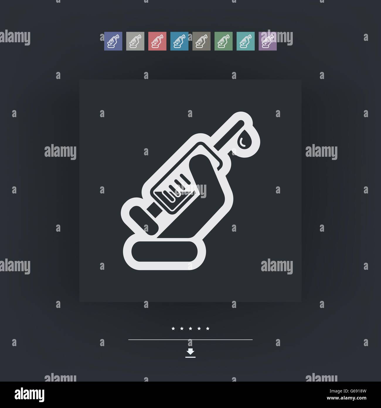 Anesthetic syringe Stock Vector Images - Alamy