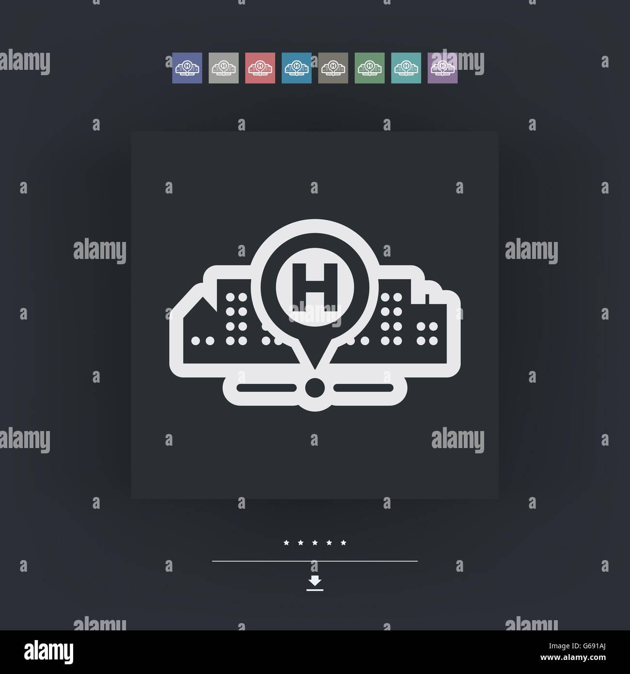 Hospital location hi-res stock photography and images - Alamy