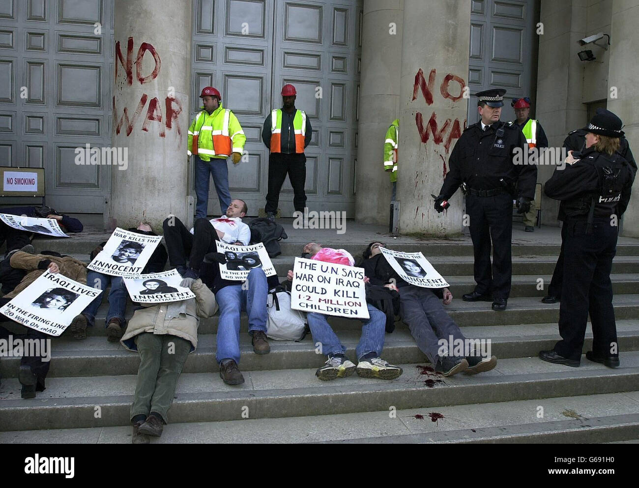 Anti War Protest Stock Photo - Alamy