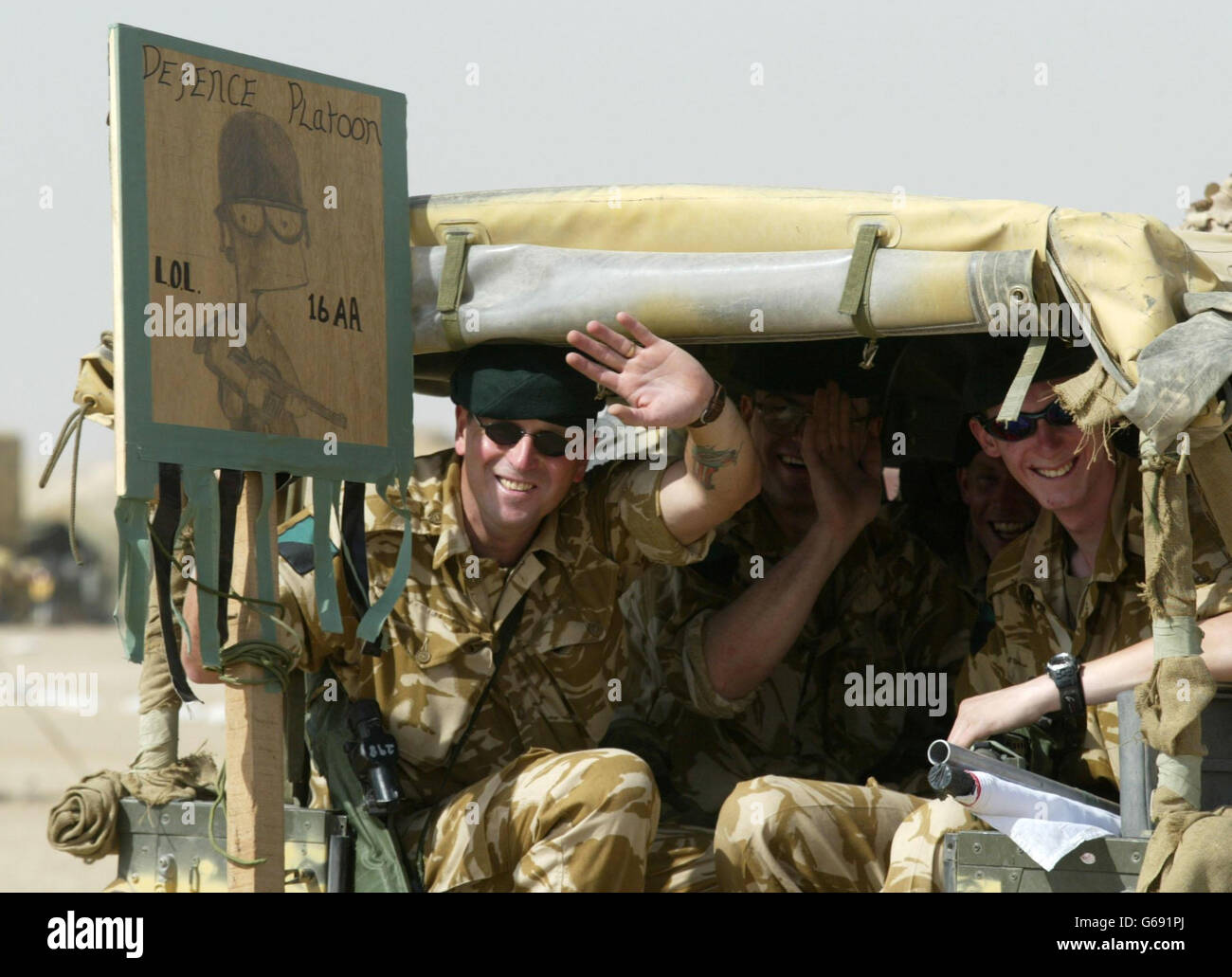 British troops iraq war platoon hi-res stock photography and images - Alamy