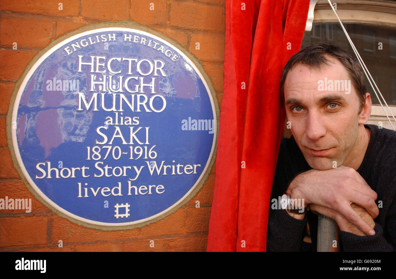 Author and journalist Will Self unveils an English Heritage Blue Plaque ...