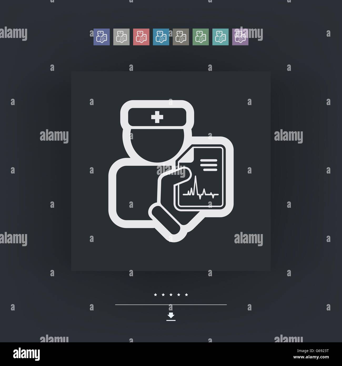 Medical record examination Stock Vector Images - Alamy