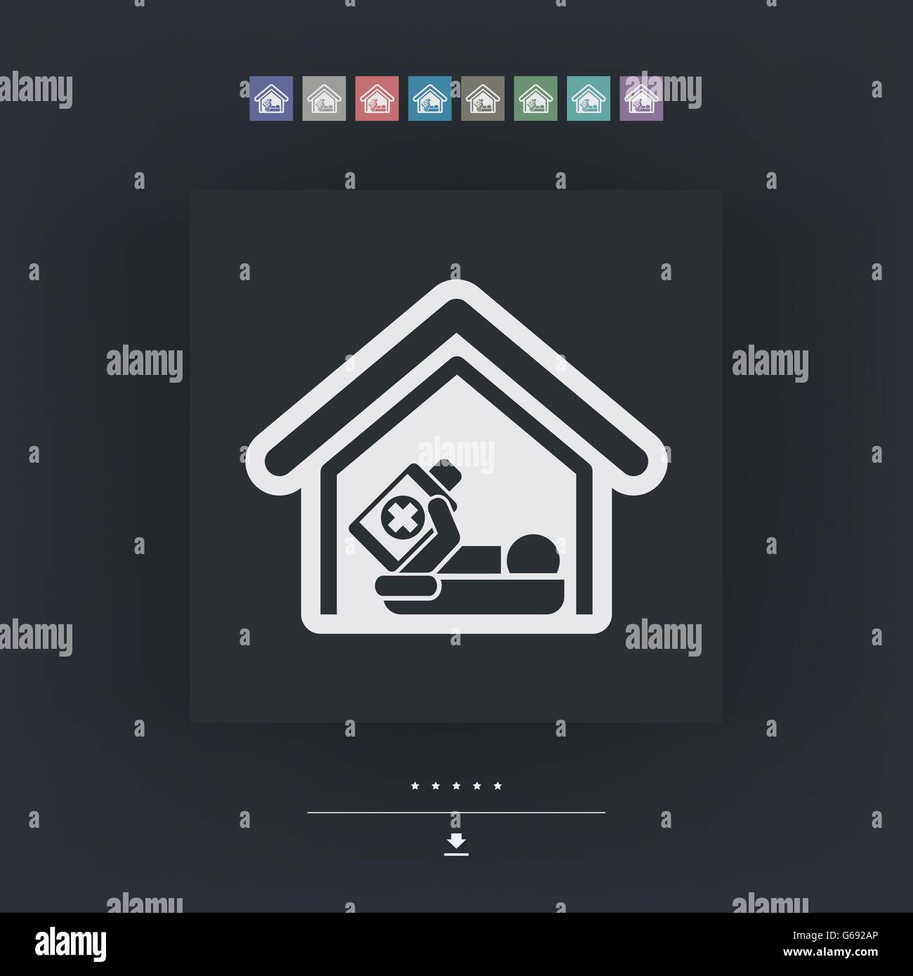 Hospitalization vector vectors hi-res stock photography and images - Alamy