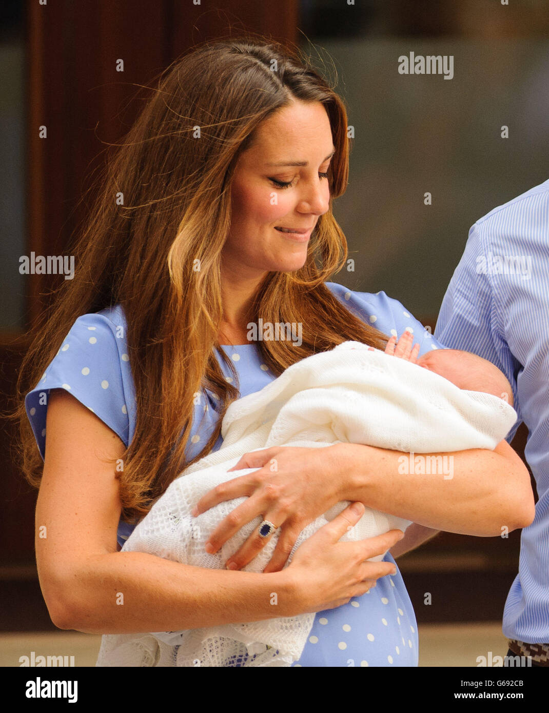 Birth of Prince George of Cambridge Stock Photo - Alamy