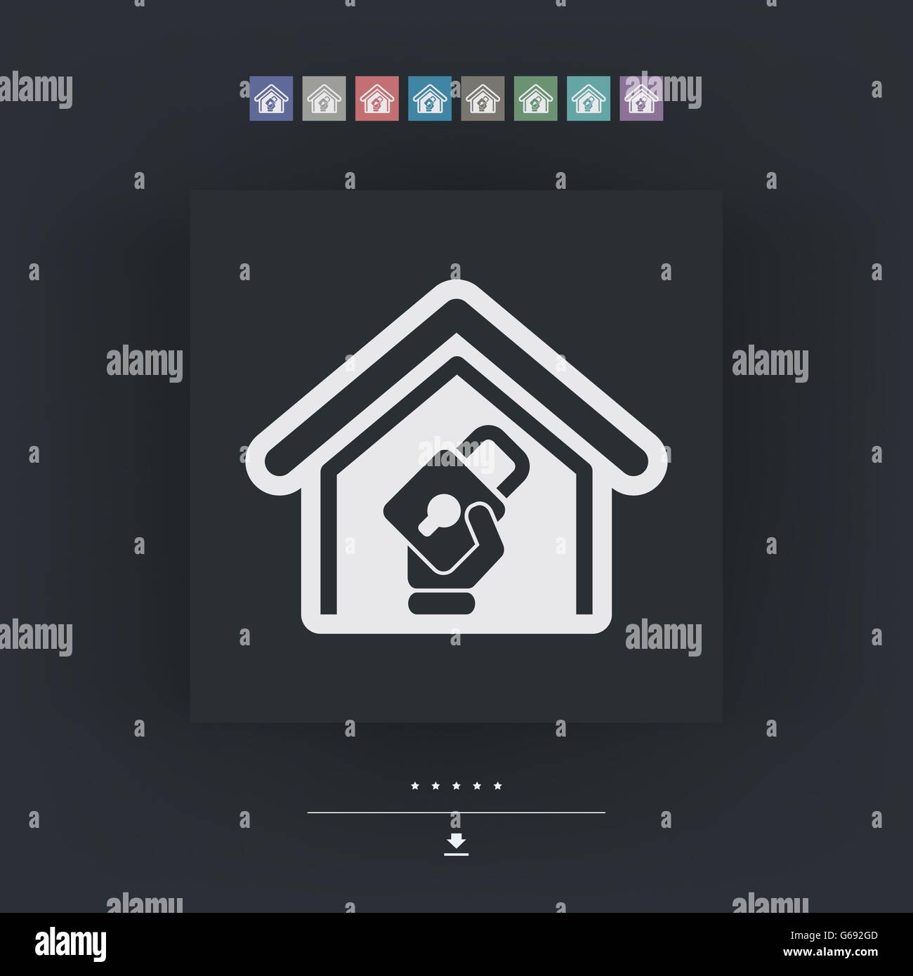 Secret defense illustration Stock Vector Images - Alamy